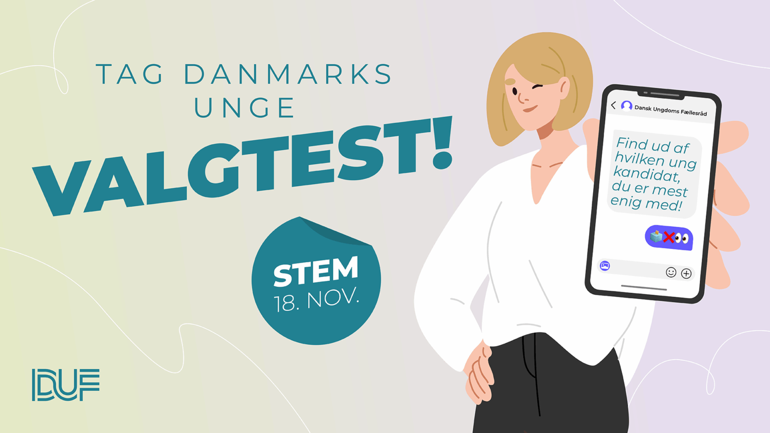 Ny valgtest skal få flere unge folkevalgte - Dansk Ungdoms Fællesråd